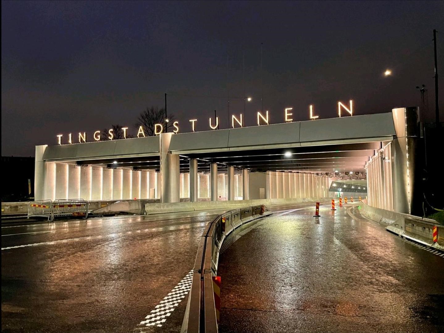 Tingstad tunnel open to traffic | SICE